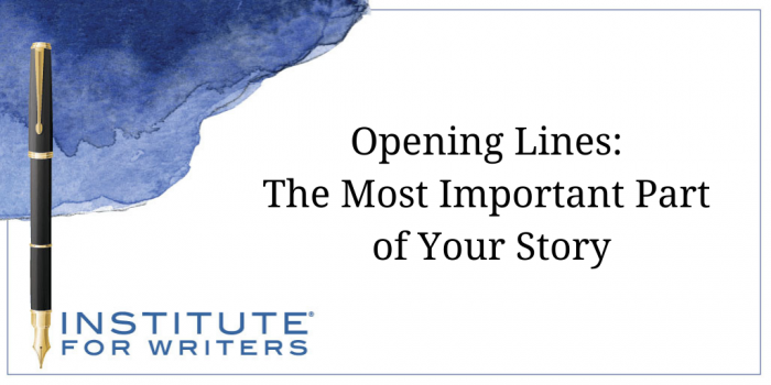 Opening Lines: The Most Important Part of Your Story - Institute for ...